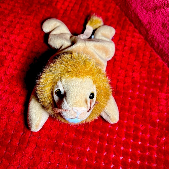 Ty | Toys | Ty Beanie Baby Lion | Poshmark